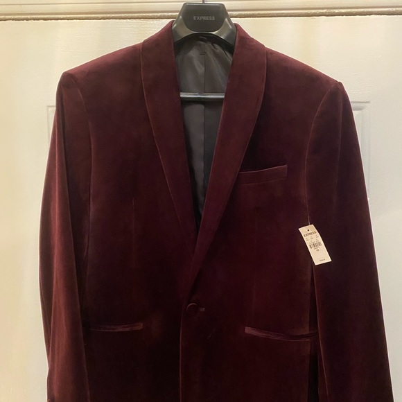 Express | Suits & Blazers | Mens Velvet Blazer | Poshmark